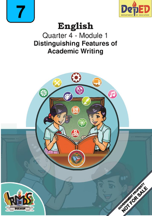 English 10 Q4 Module 2 - 10 English Quarter 4 - Module 2 Giving ...