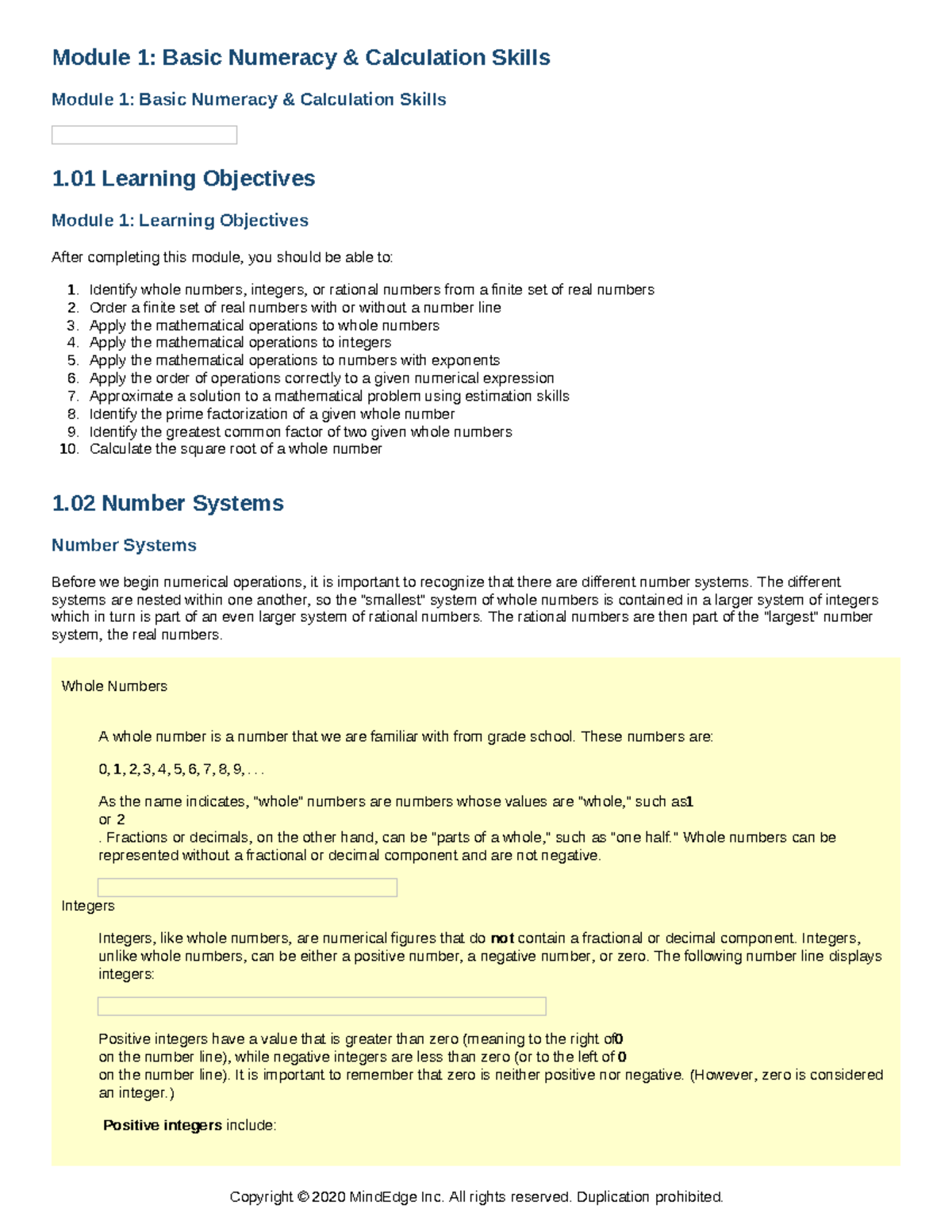 Module 1 Basic Numeracy Calculation Skills - Module 1: Basic Numeracy ...