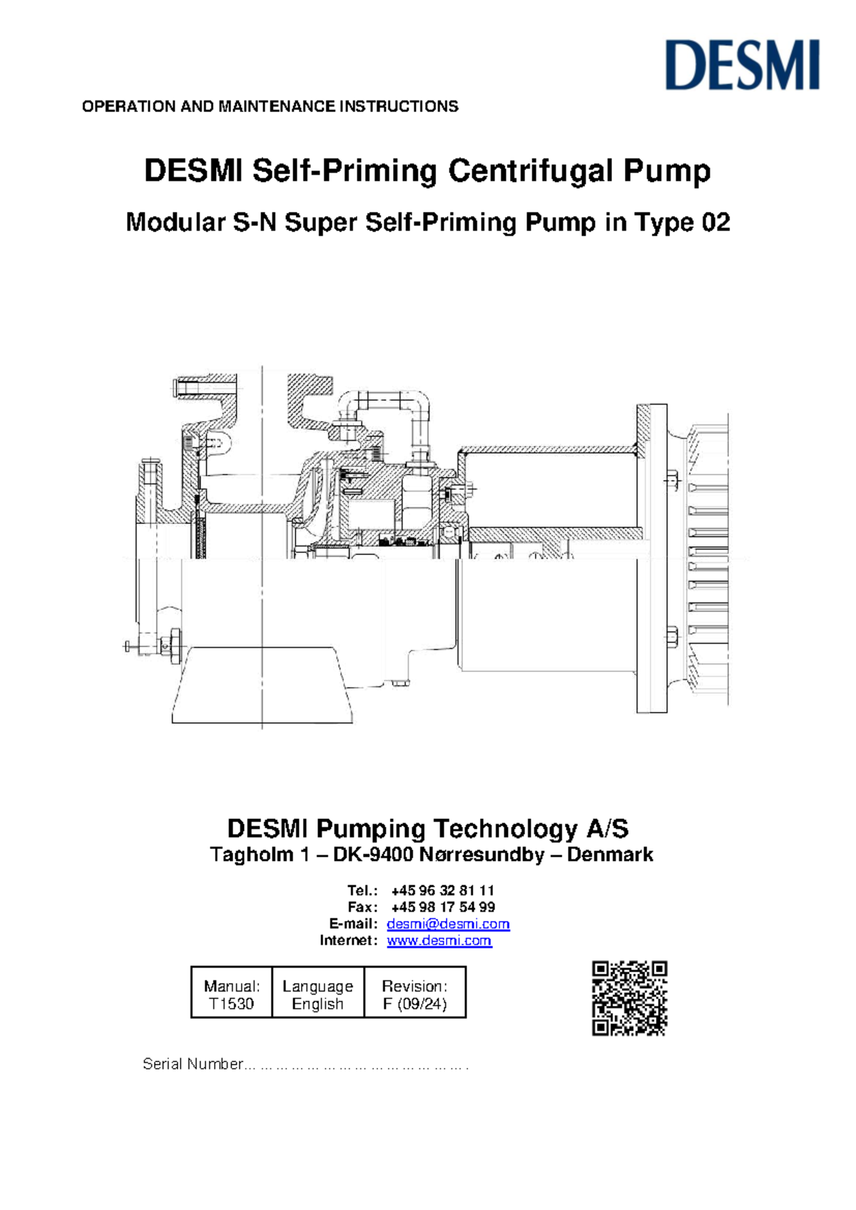 DESMI Pumping Technology: Operation & Maintenance Manual for ...