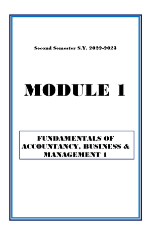 Acctg 1-FABM M1 Lesson 2 - FORMS OF BUSINESS ORGANIZATIONS There are ...