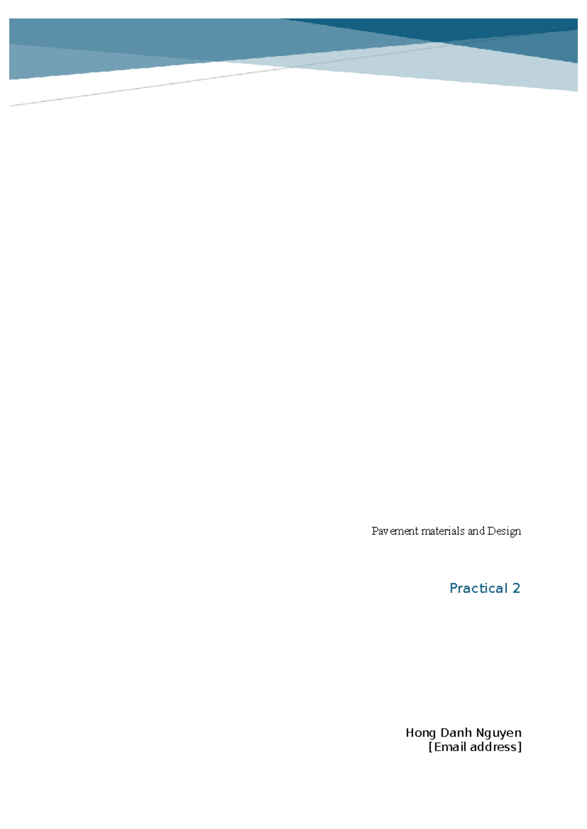 Lab 2: Structural Design of Flexible Pavements Using CIRCLY v7.0 - Studocu