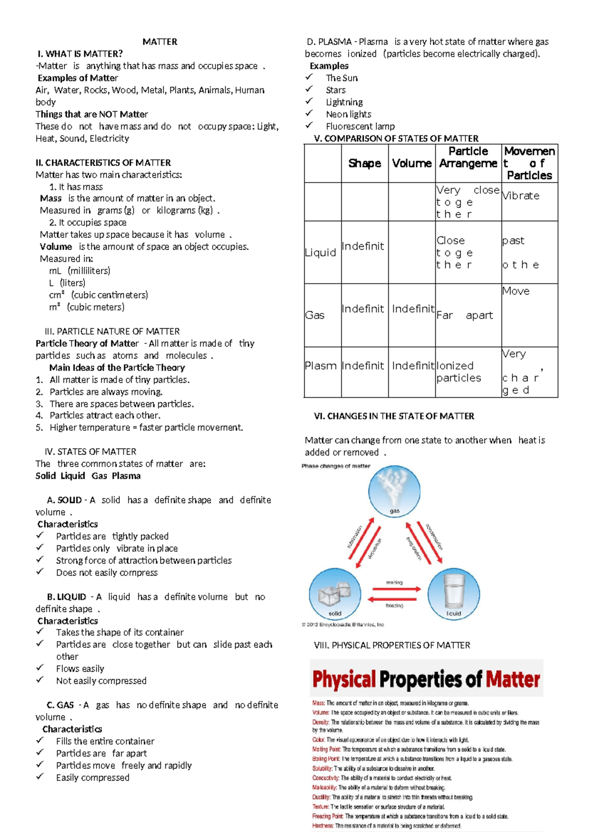Title: CHEM 101: Understanding Matter - Properties, States, and Changes ...