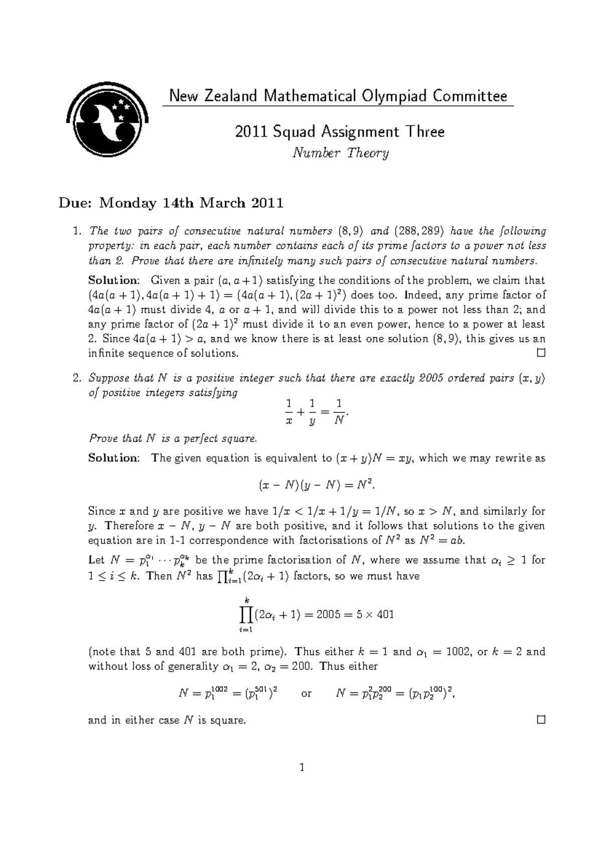 2011 squad-nt-solns - nt stuff - New Zealand Mathematical Olympiad ...