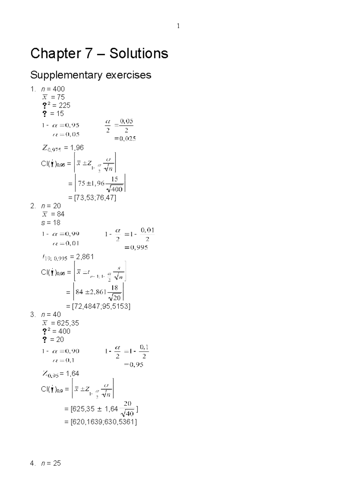 Chapter 07 Solutions Supplementary Exercises For Practice Studocu