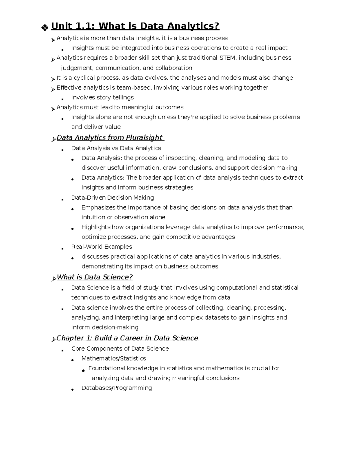 Data Analytics Lifecycle Overview Phases And Key Concepts Unit 21