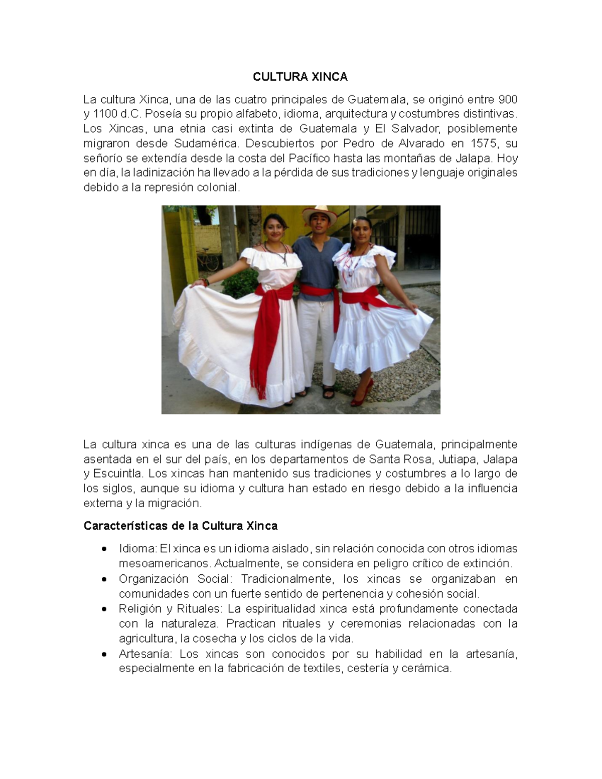 Cultura Xinca: Características y Cultivos Tradicionales en Guatemala ...