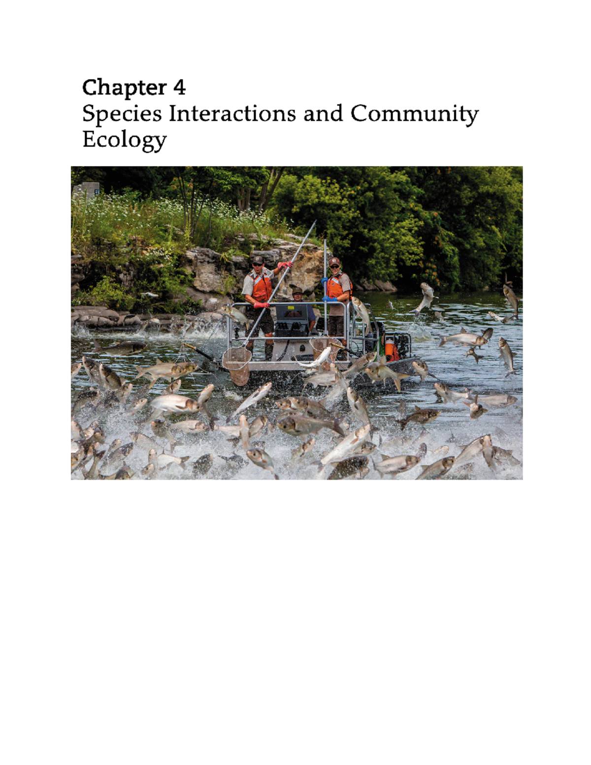 APES 4: Species Interactions & Community Ecology Overview - Chapter 4 ...