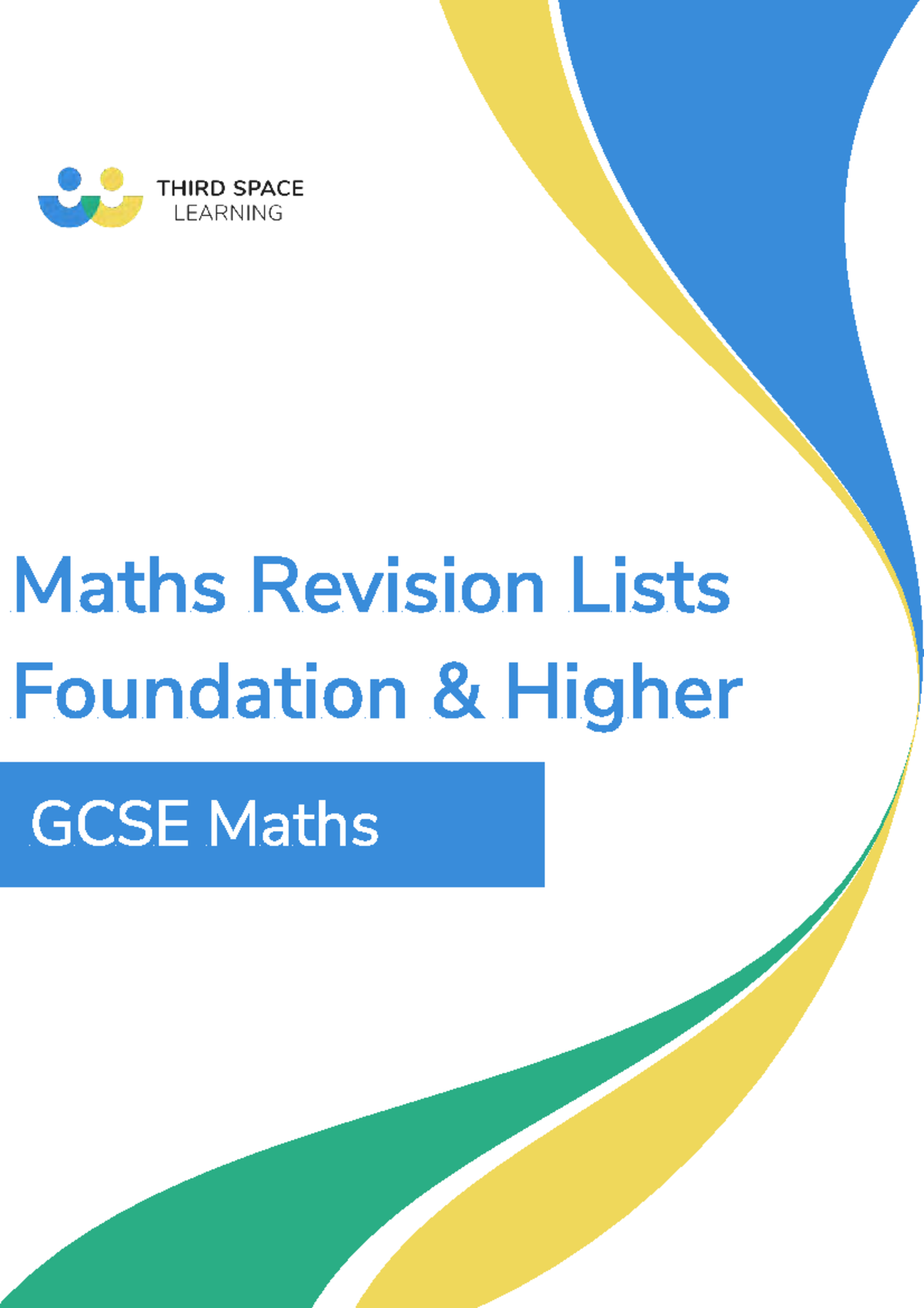 GCSE Higher & Foundation Maths Revision Lists and Resources - Studocu