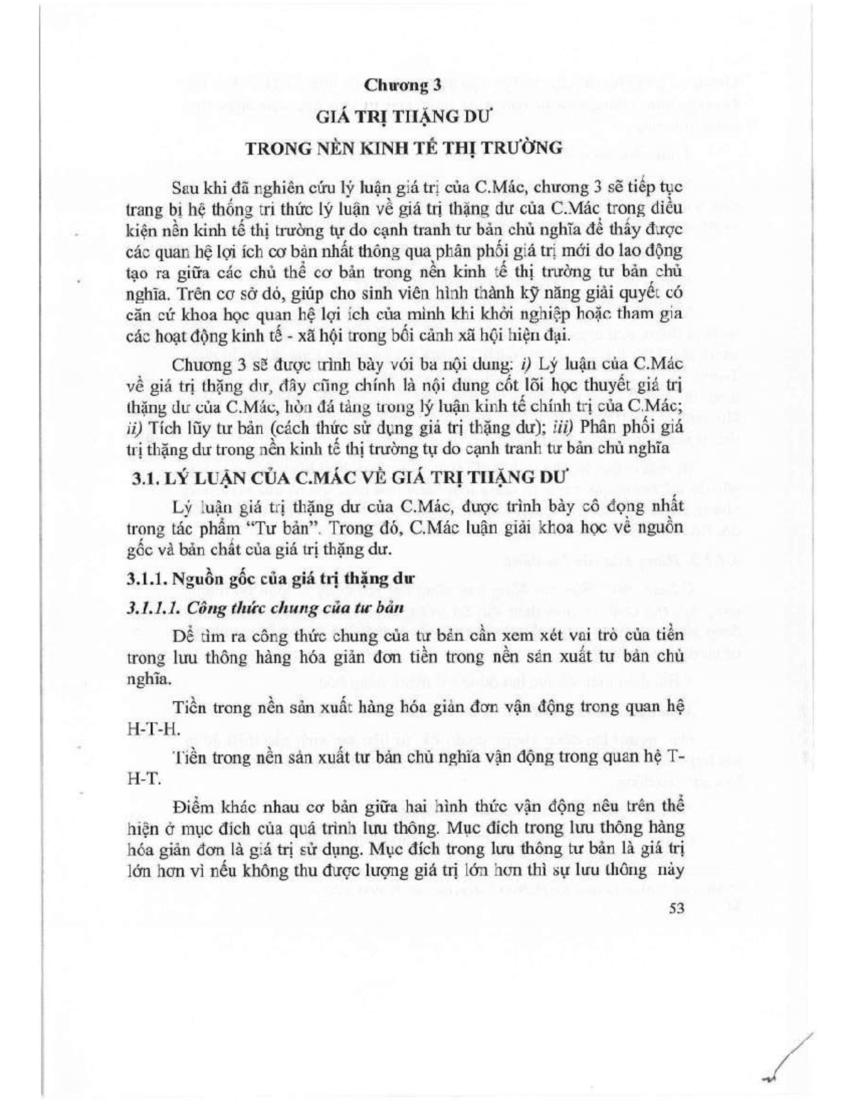 Chương 3: Giá Trị Thặng Dư Trong Kinh Tế Thị Trường Tư Bản Chủ Nghĩa ...