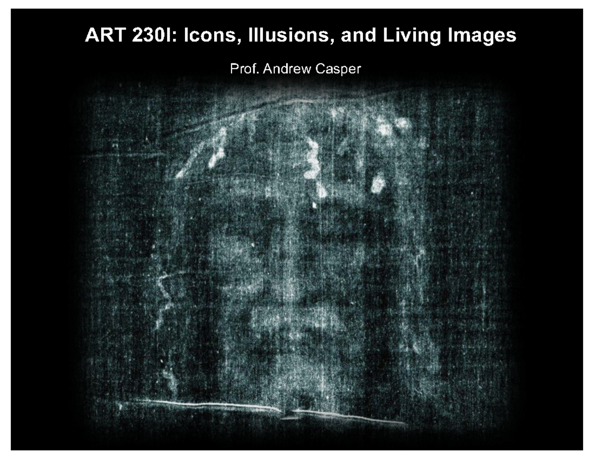 ART 230I: The Theology & Function of Christian Icons - Studocu