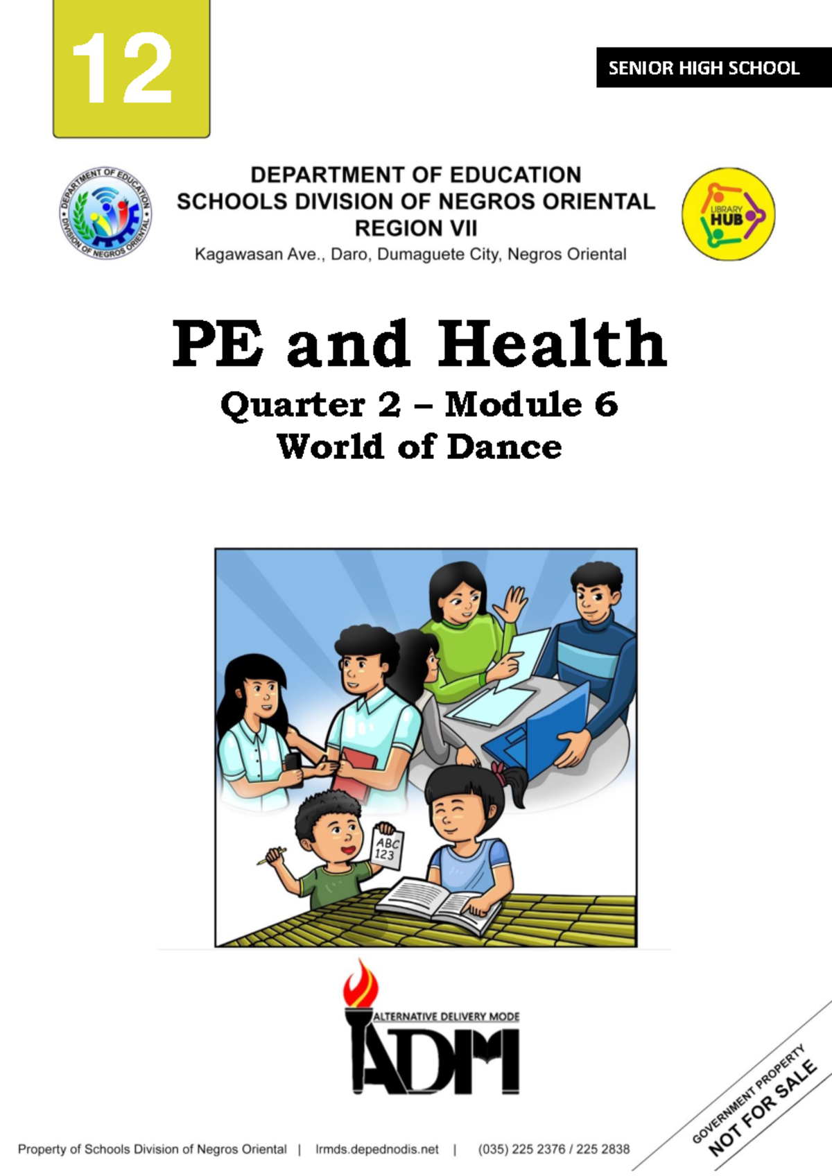 PE12 Q2 Module 6 - World of Dance Lecture Notes Overview - Studocu