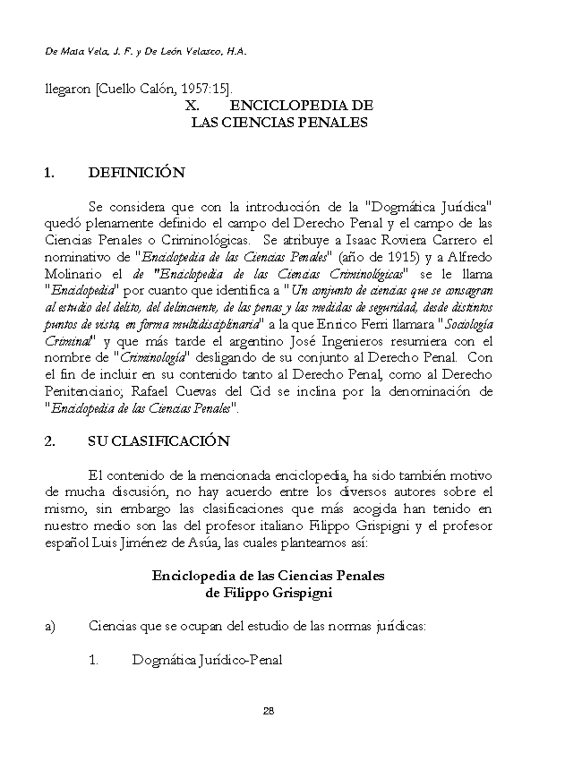 Derecho Penal Guatemalteco: Enciclopedia de Ciencias Penales - Studocu