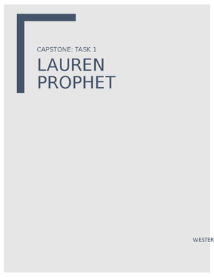 C210 Capstone Project: Designing a Leadership Development Program - Studocu