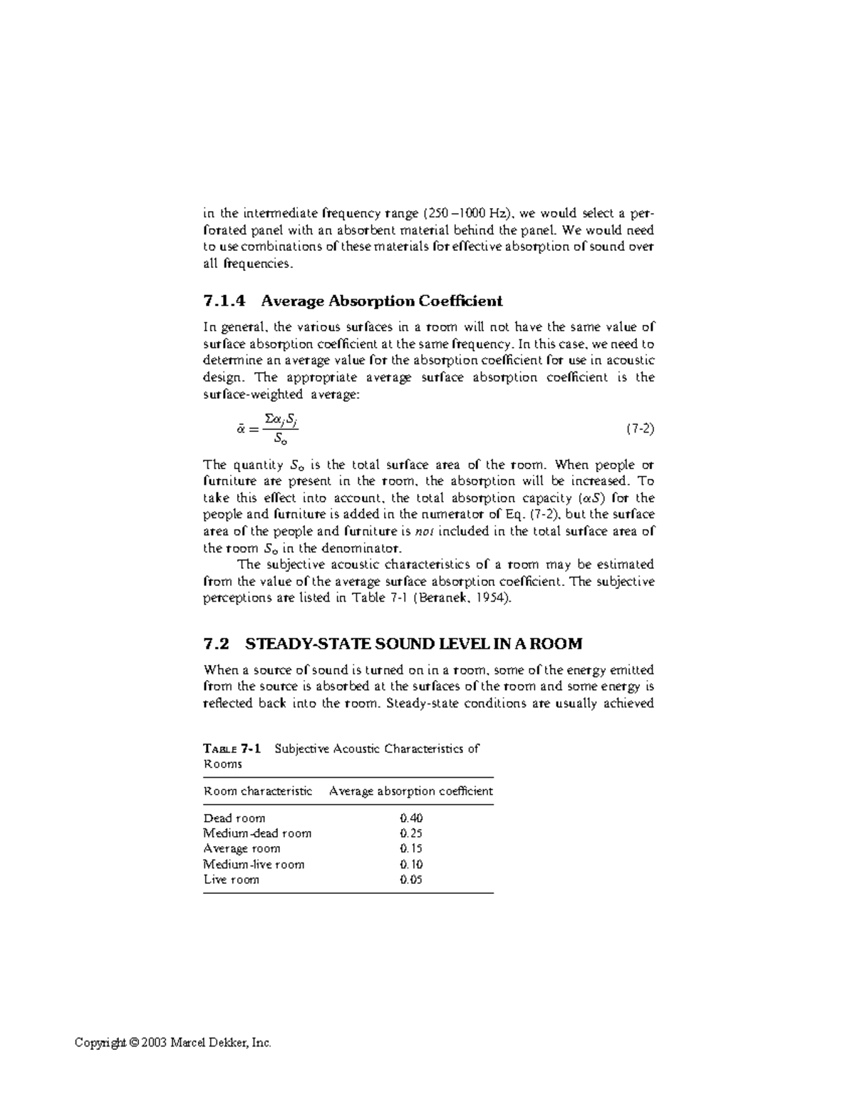 274 Chapter 7: Steady State in Industrial Noise and Acoustics - Studocu