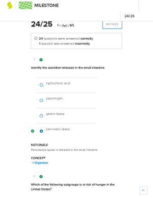 Fundamentals of Nutrition: Milestone 1 - 1 CONCEPT → Classes of ...