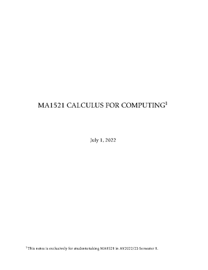 MA1521 Cheatsheet - Warning: Error during font loading: XMLHttpRequest is not defined Warning ...