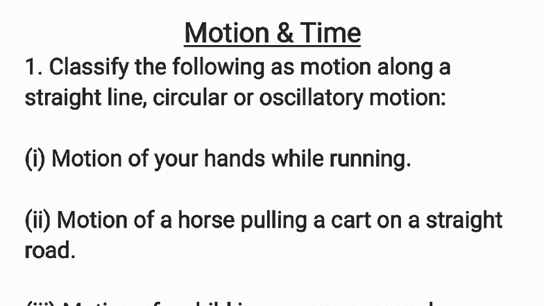 Motion and Time Analysis: Types and Calculations (22011) - Studocu