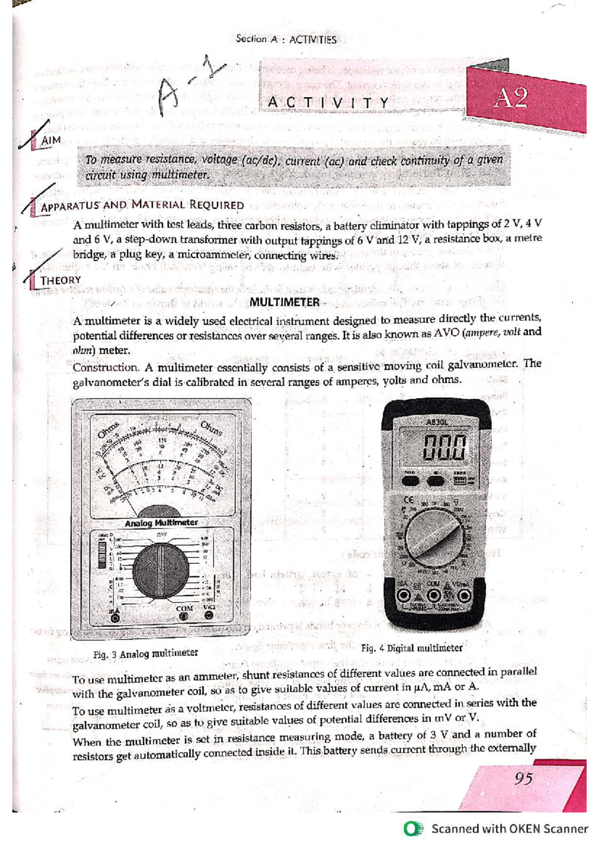 Class 12 Activity 06: Measuring Resistance, Voltage, and Current with a ...