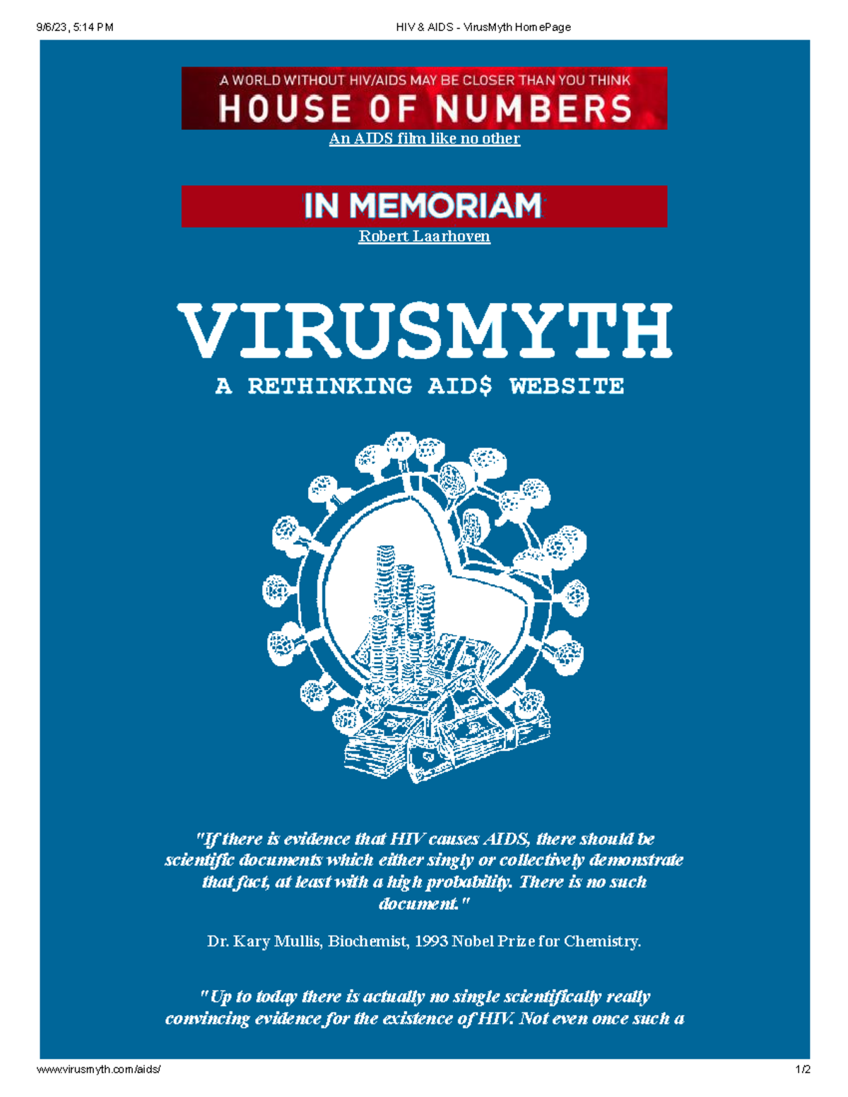 HIV/AIDS Virus Myth: Debunking Misconceptions and Evidence - Studocu