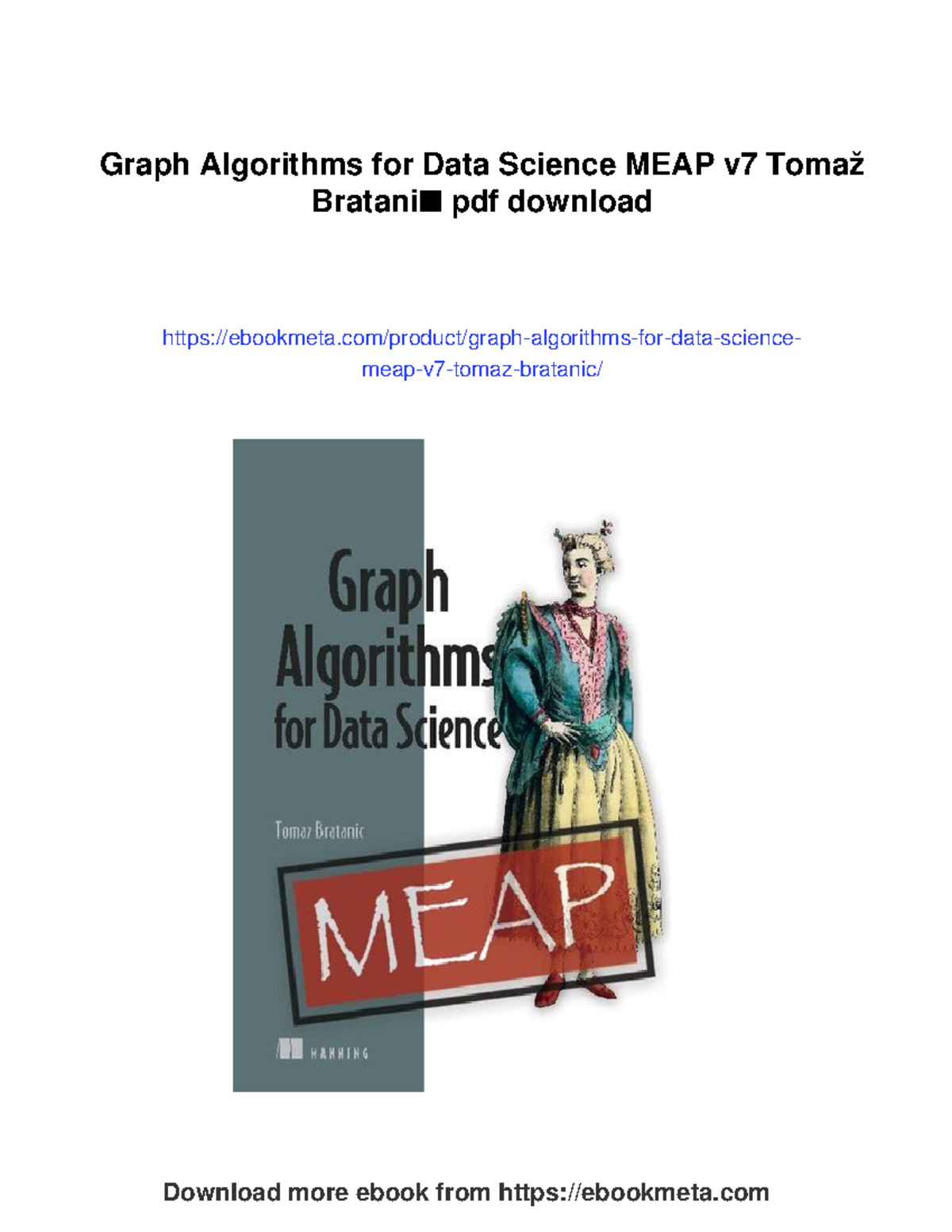 Graph algorithms for data science MEAP v7: Understanding networks and ...