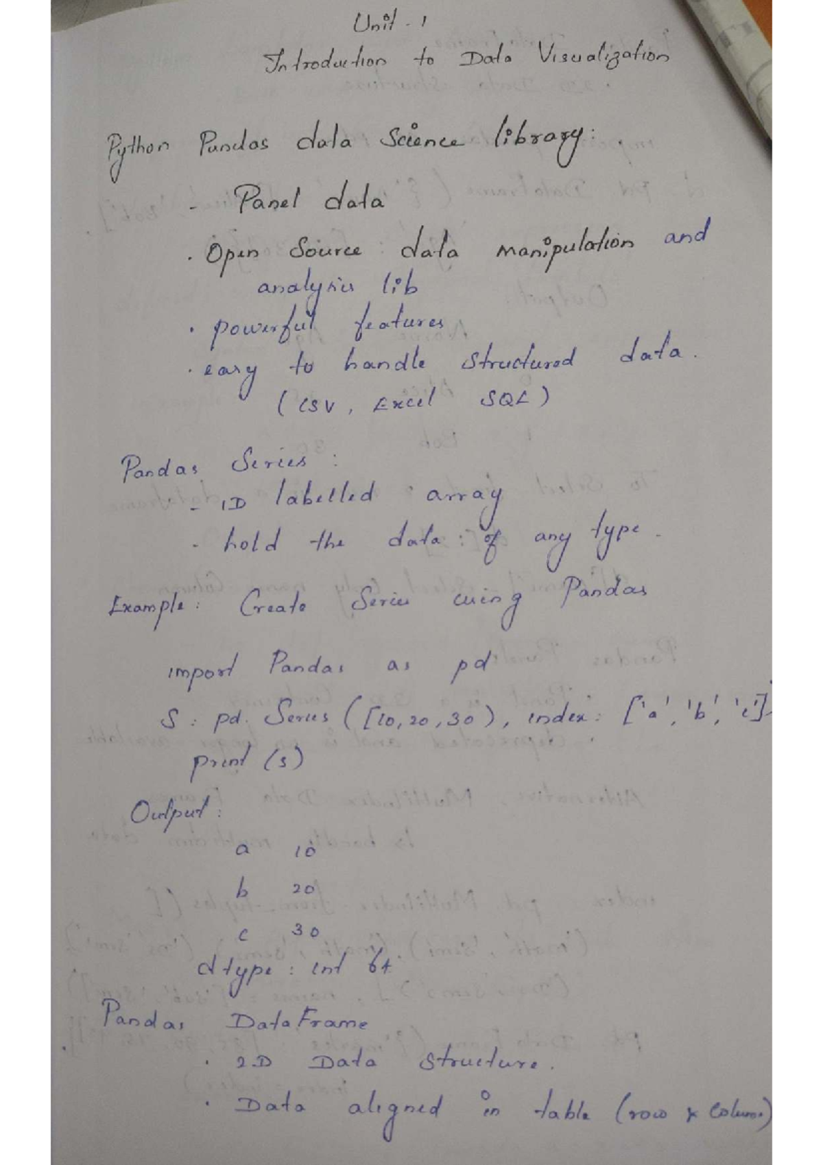 DVT-1: Comprehensive Guide to Data Visualization with Python and Pandas - Studocu