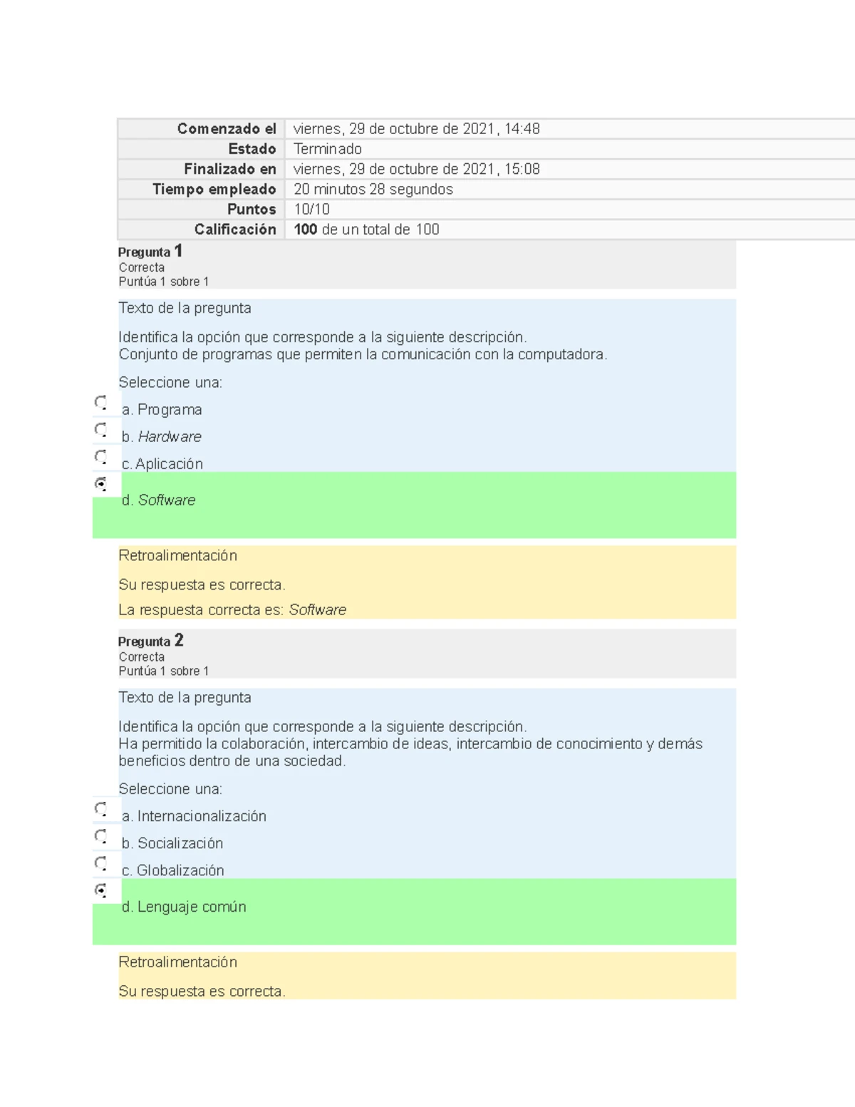 Examen Final de Lenguajes de Programación - 100% Correcto - Studocu