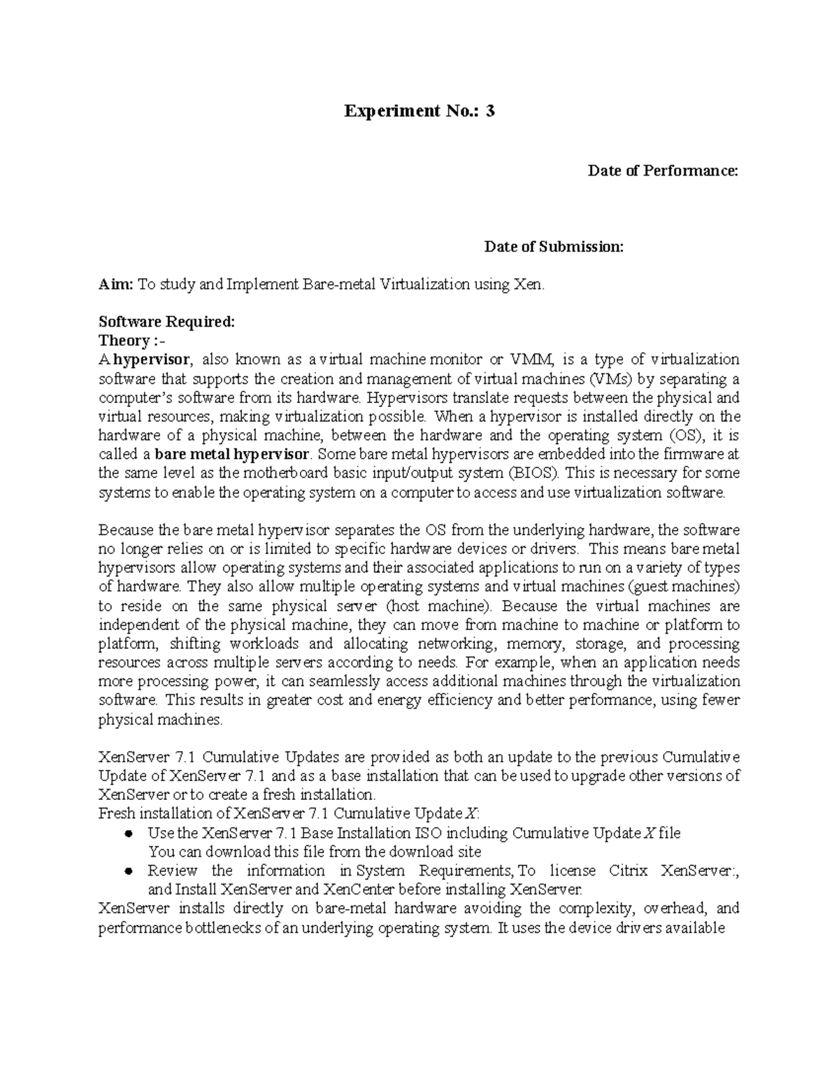 Expt-3 - Practical Exp 3 - Experiment No.: 3 Date of Performance: Date ...