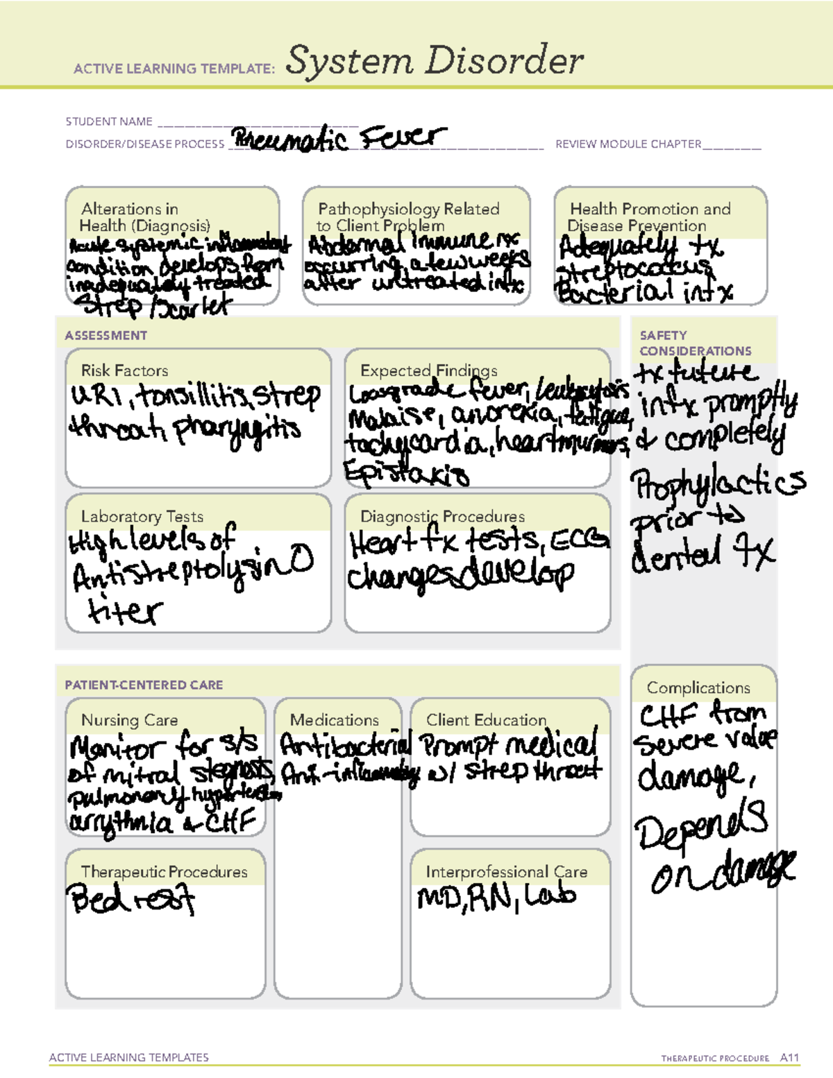 Active Learning Template: Pediatric Therapeutic Procedures (ATI-Peds P ...