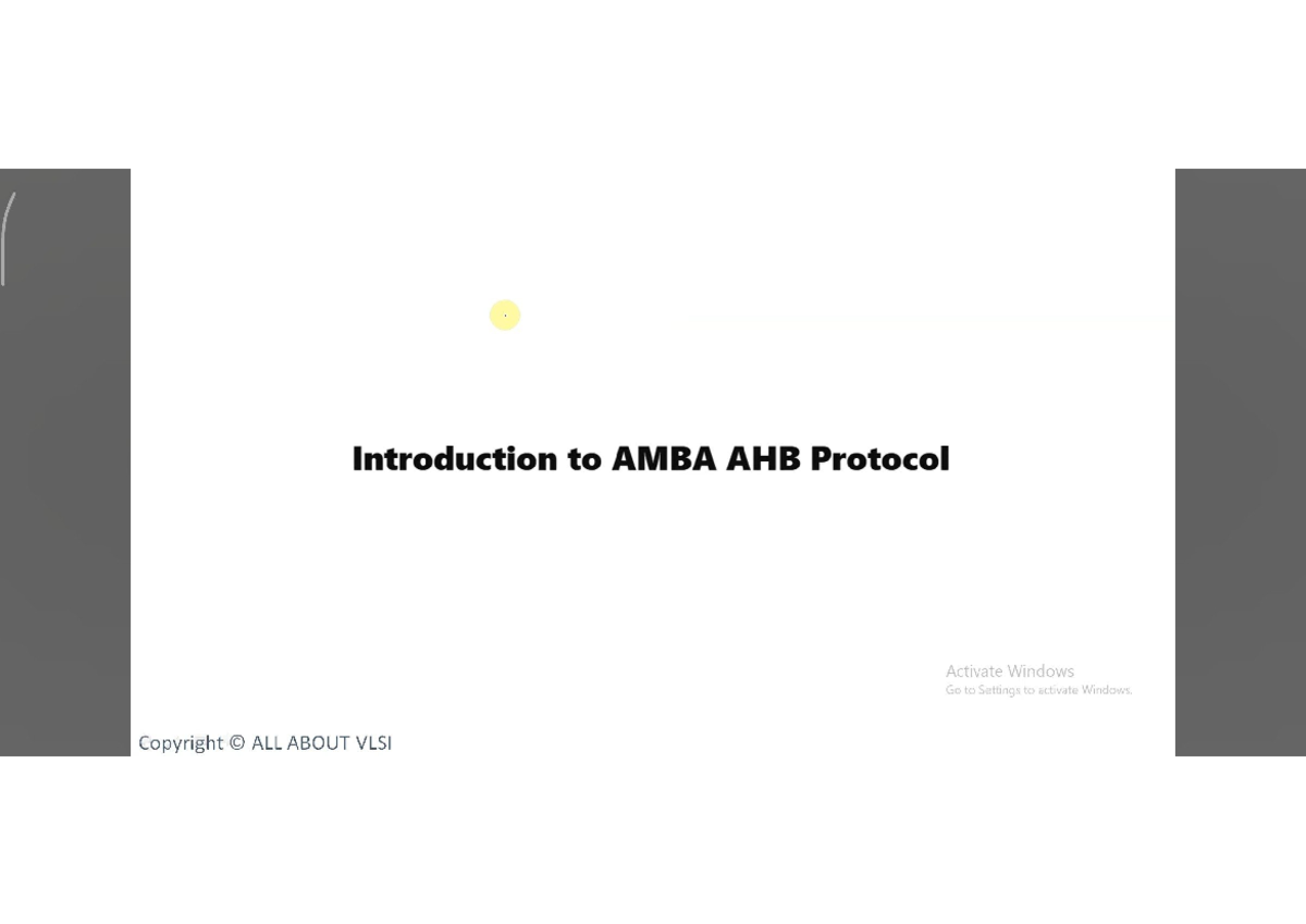 AHB Protocol Overview - AMBA Architecture Insights - Studocu