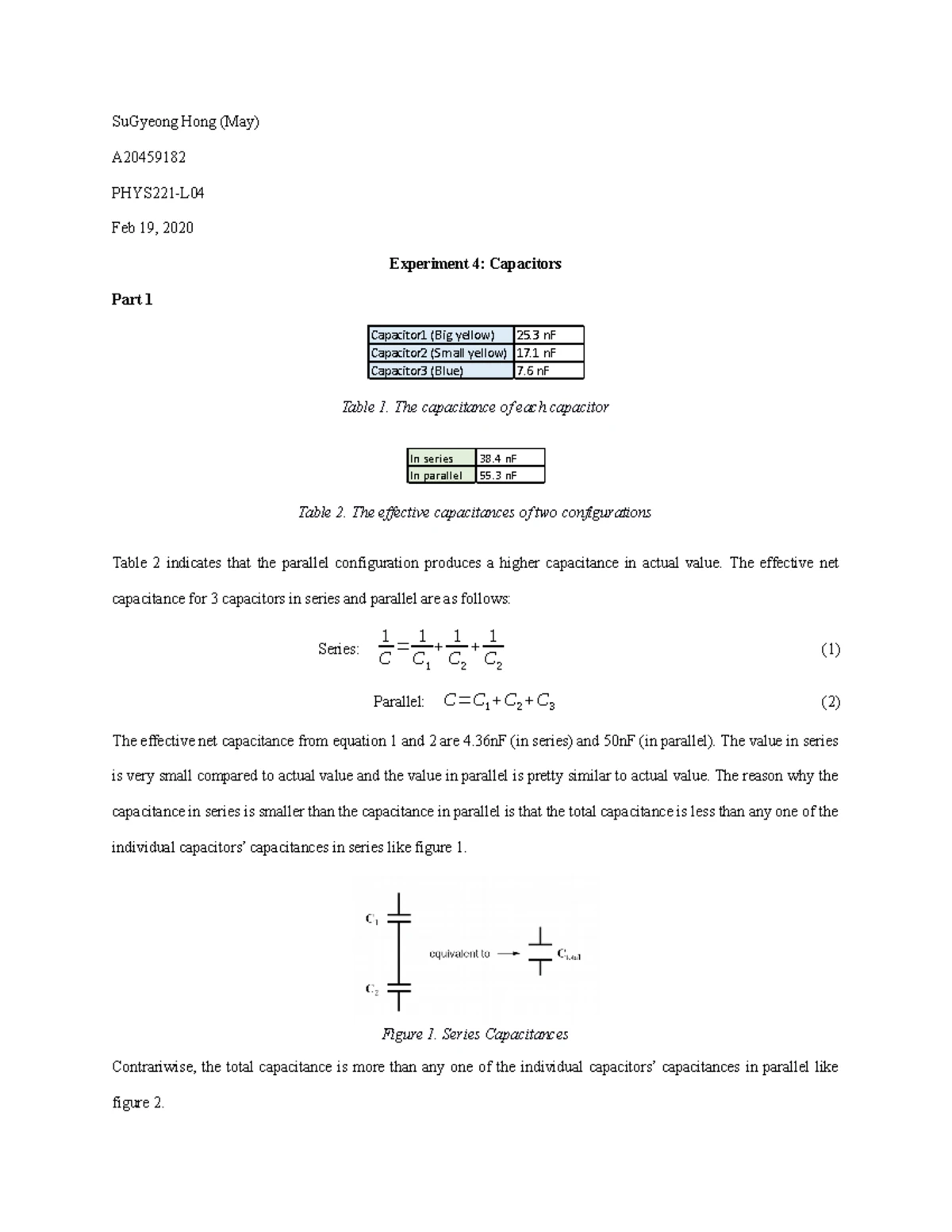 Lab 8 Phys 221 - LAB 8 INTRODUCTION In this lab, the main objective is ...