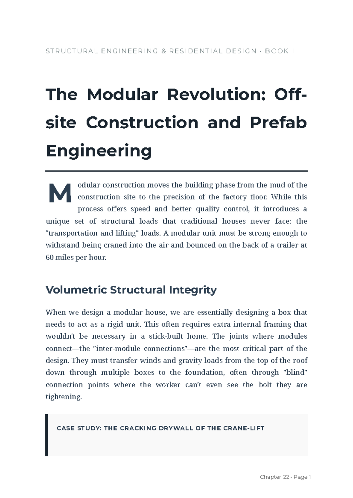 Chapter 22: Modular Engineering in Structural Design - Studocu
