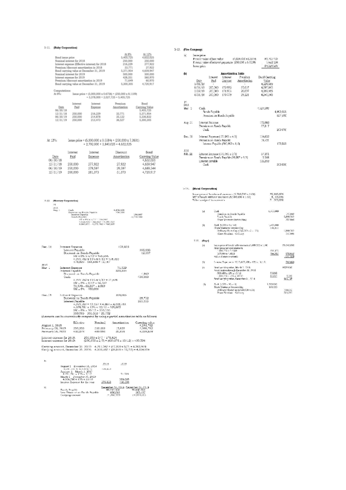 Intac - Bond Issue Price and Interest Expense Analysis (Finance 101) - Studocu