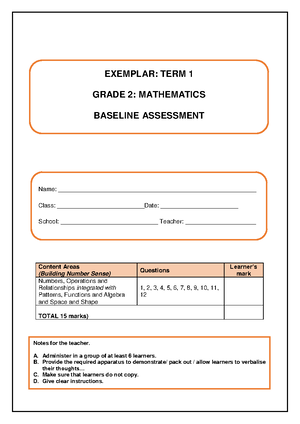 EFAL Term 3 Grade 1 Lesson Plan - GRADE 1 English First Additional ...