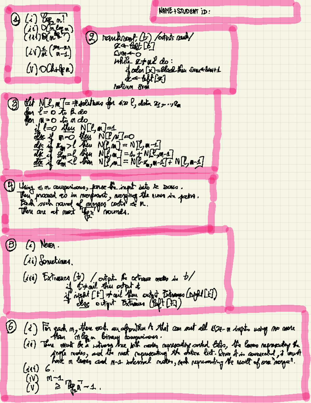 Midterm Solutions for Course Code 2025 - Studocu