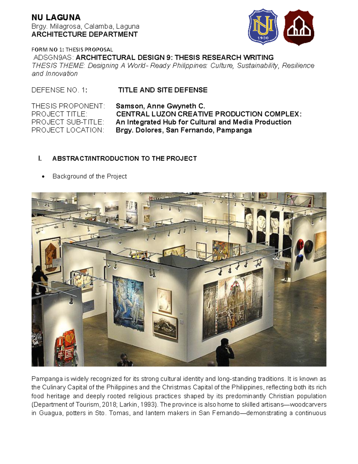 ADSGN9AS: Thesis Proposal on Central Luzon's Creative Production ...