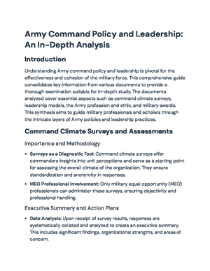 Leaders Guide to the AAR tc25-20 - A LEADER'S GUIDE TO AFTER-ACTION ...