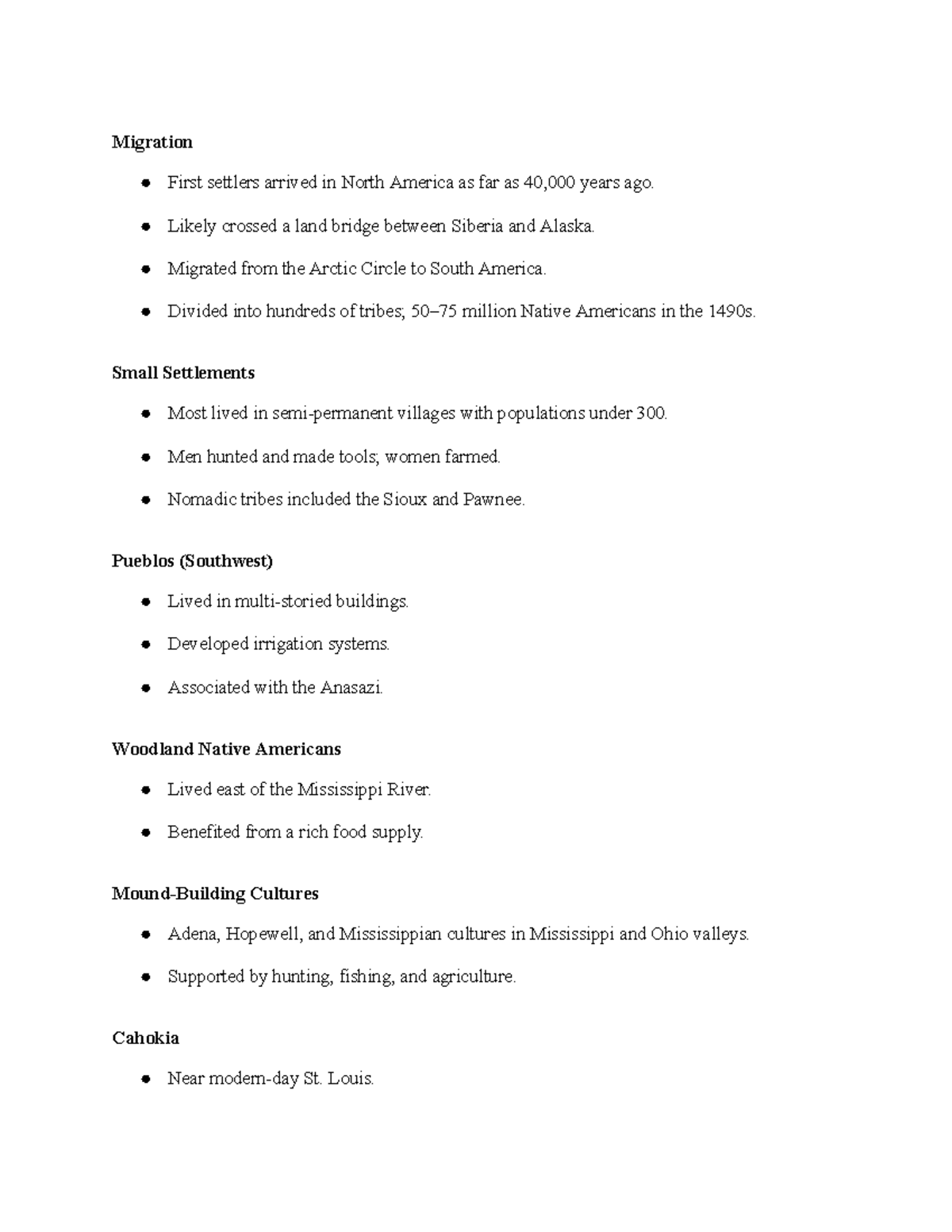 AP US History Exploration, Discovery, and Settlement 1492-1700 ...