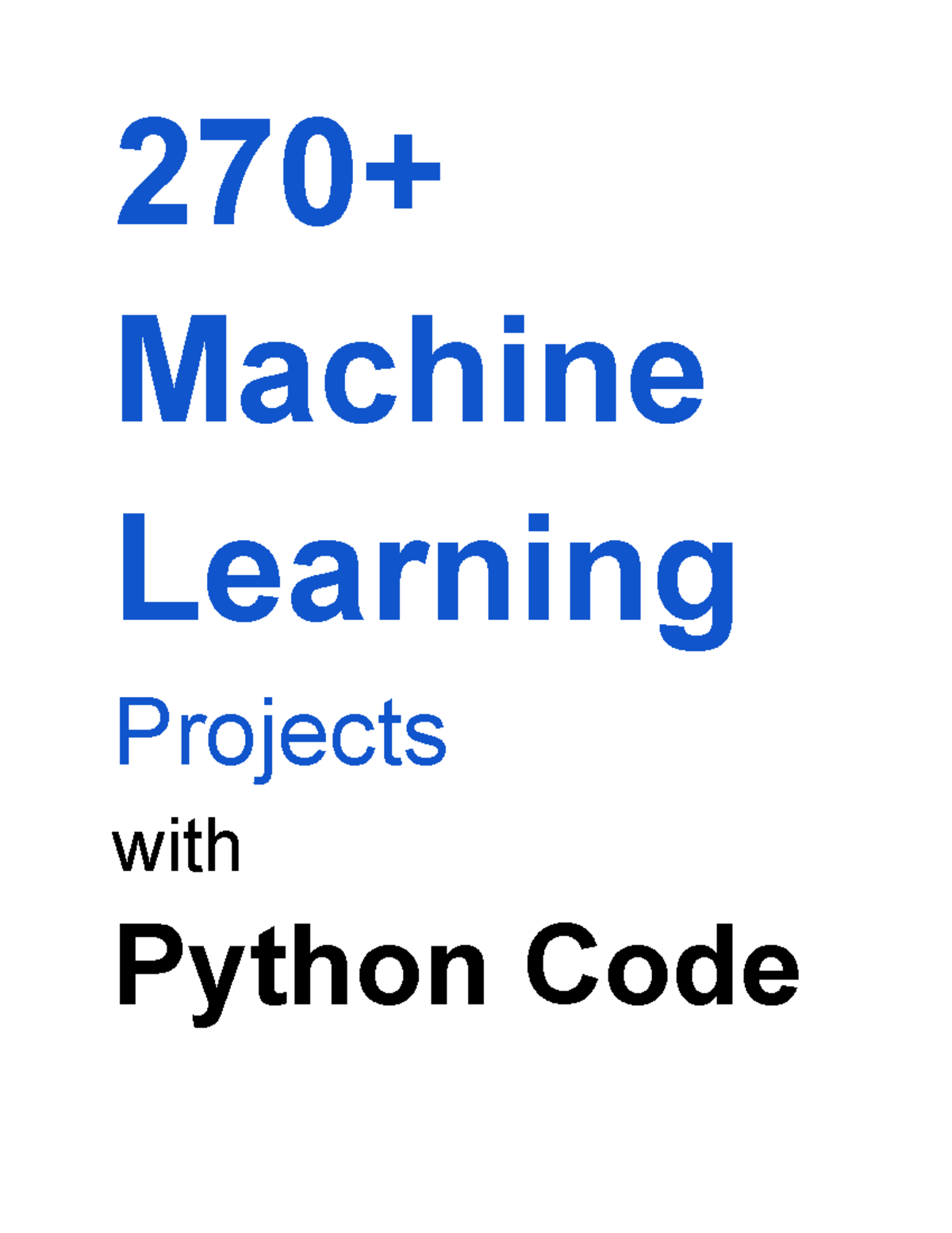 Machine Learning Projects with Python: Analysis & Predictions Overview - Studocu