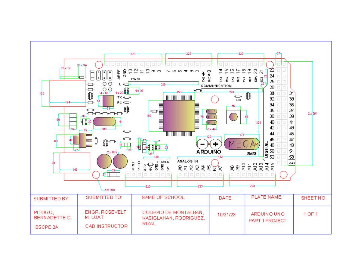 BSCPE 2A: Project P1 - Arduino Uno Design Overview - Studocu