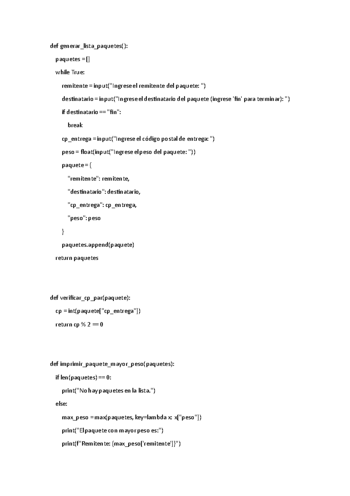 2do Parcial Fundamentos de Informática UNAJ: Manejo de Paquetes en ...