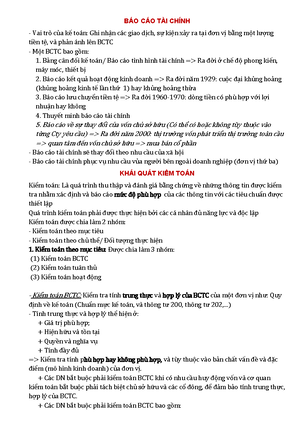Bai-on-kiem-toan-bai-tap-on-kiem-toan compress - BAI-ON KIEM-TOAN - Bài tập ôn Kiểm toán Kiểm ...