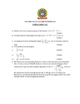 Quiz: STA 2105 Calculus FOR Statistics II - STA 2204 | Studocu