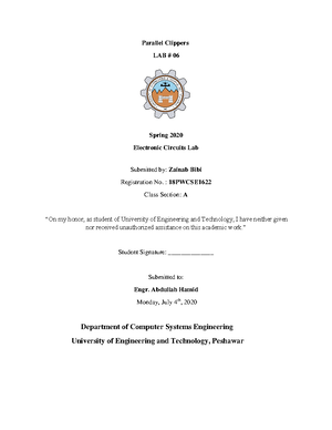 Lab2 - Lab report - INTRODUCTION TO OSCILLOSCOPE AND FUNCTION GENERATOR ...