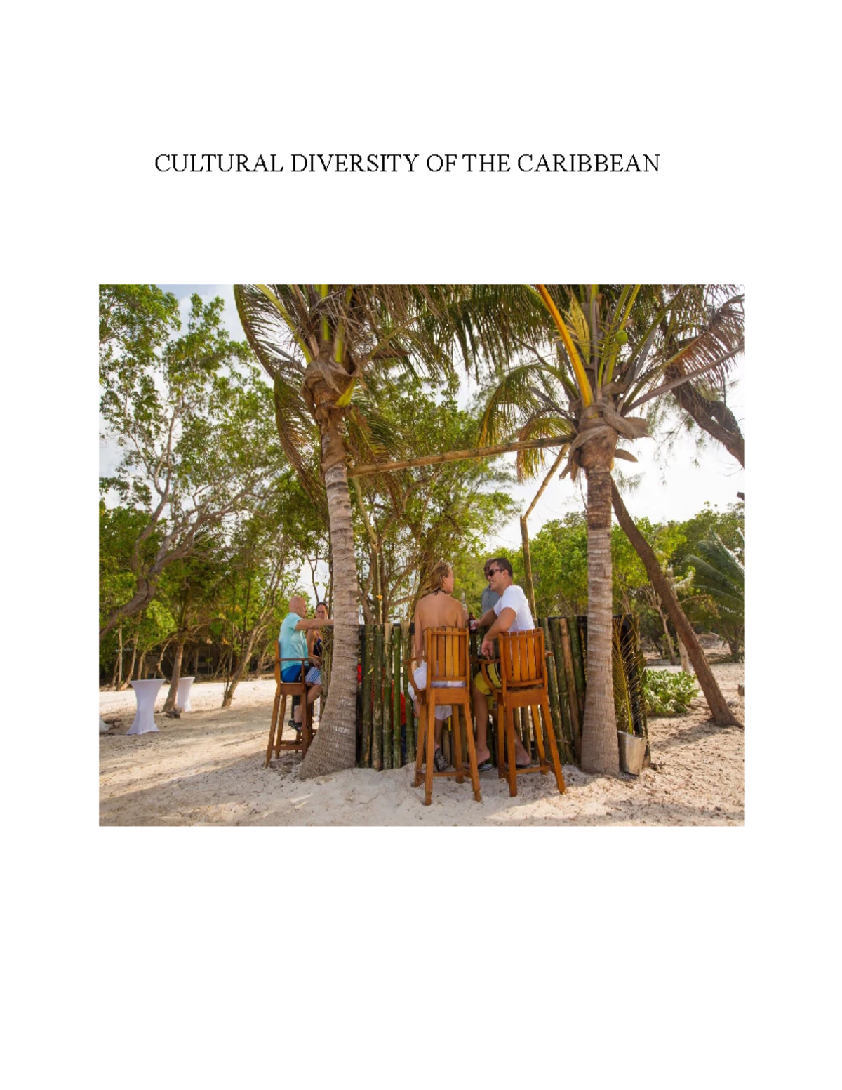 CULTURAL DIVERSITY IN THE CARIBBEAN: A SOCIAL STUDIES OVERVIEW - Studocu
