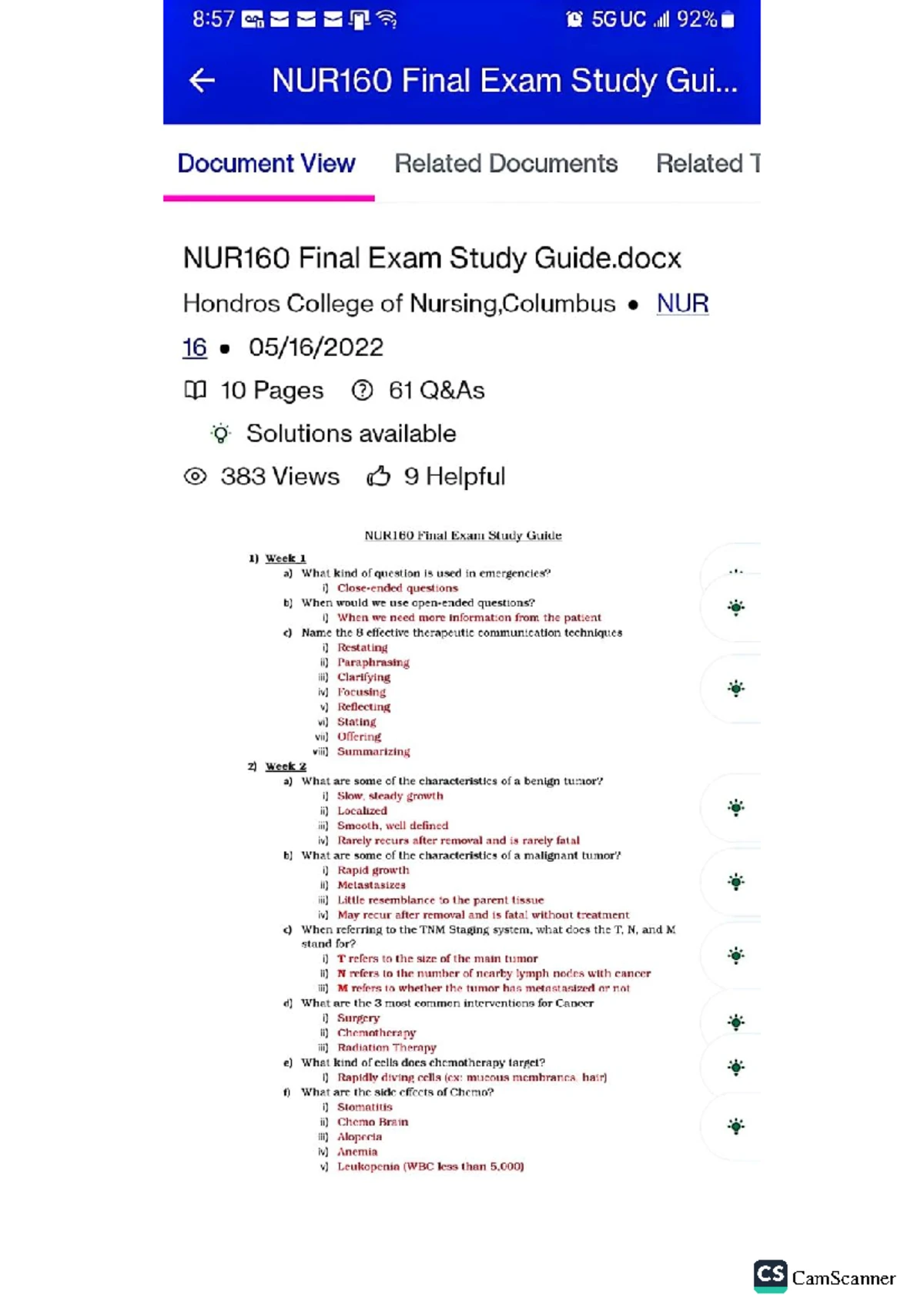 NUR 150 Final Exam Comprehensive Study Guide and Review Tips - Studocu