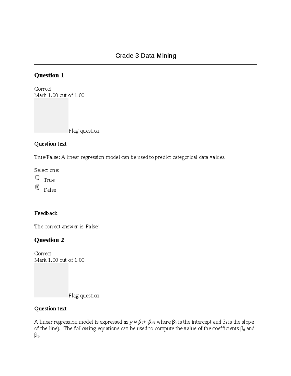 Grade 3 Data Mining and Graded 6 - Grade 3 Data Mining Question 1 ...