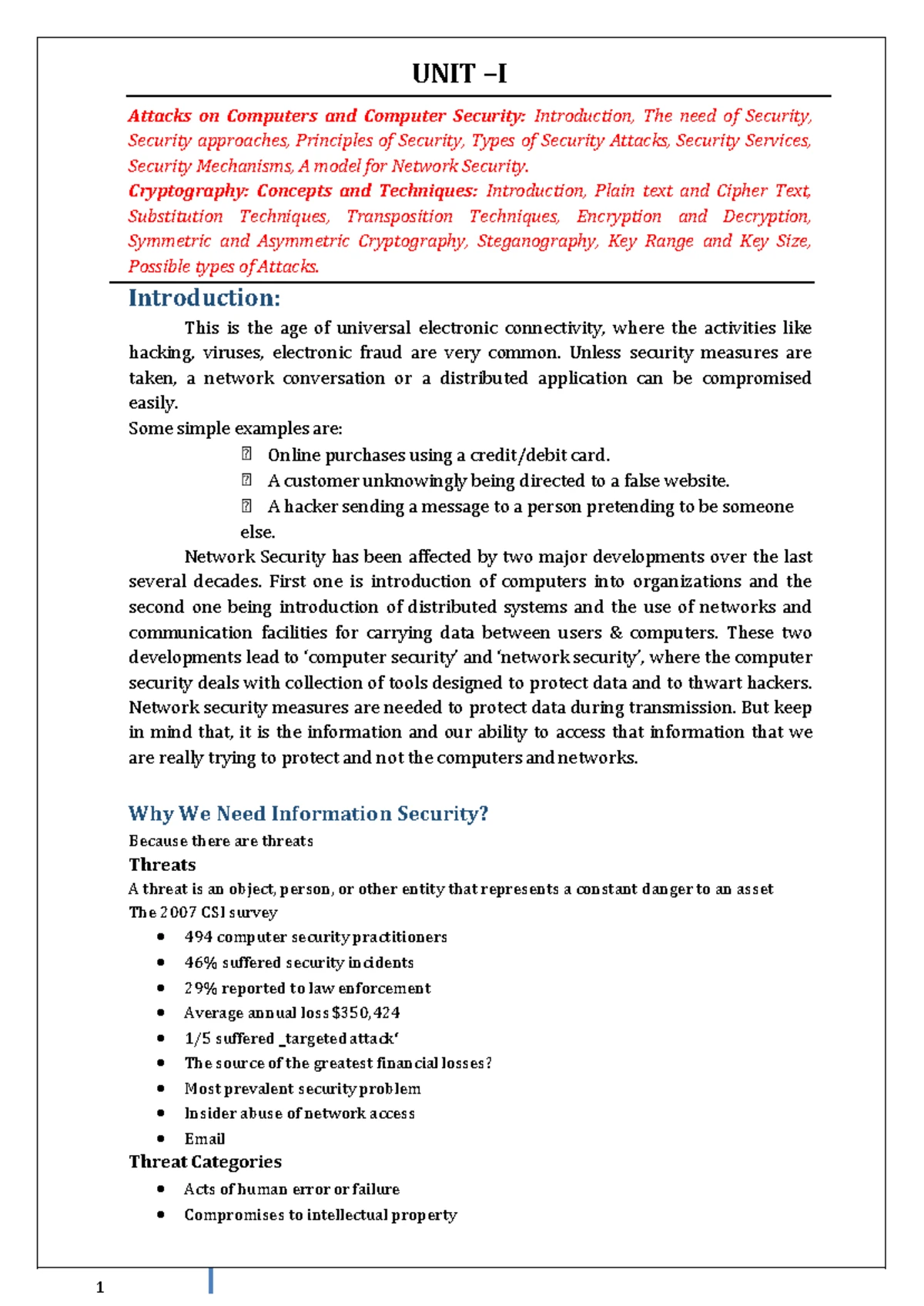 VAPT - VAPT Notes - UNIT- 1 Introduction to the ethics of ethical ...