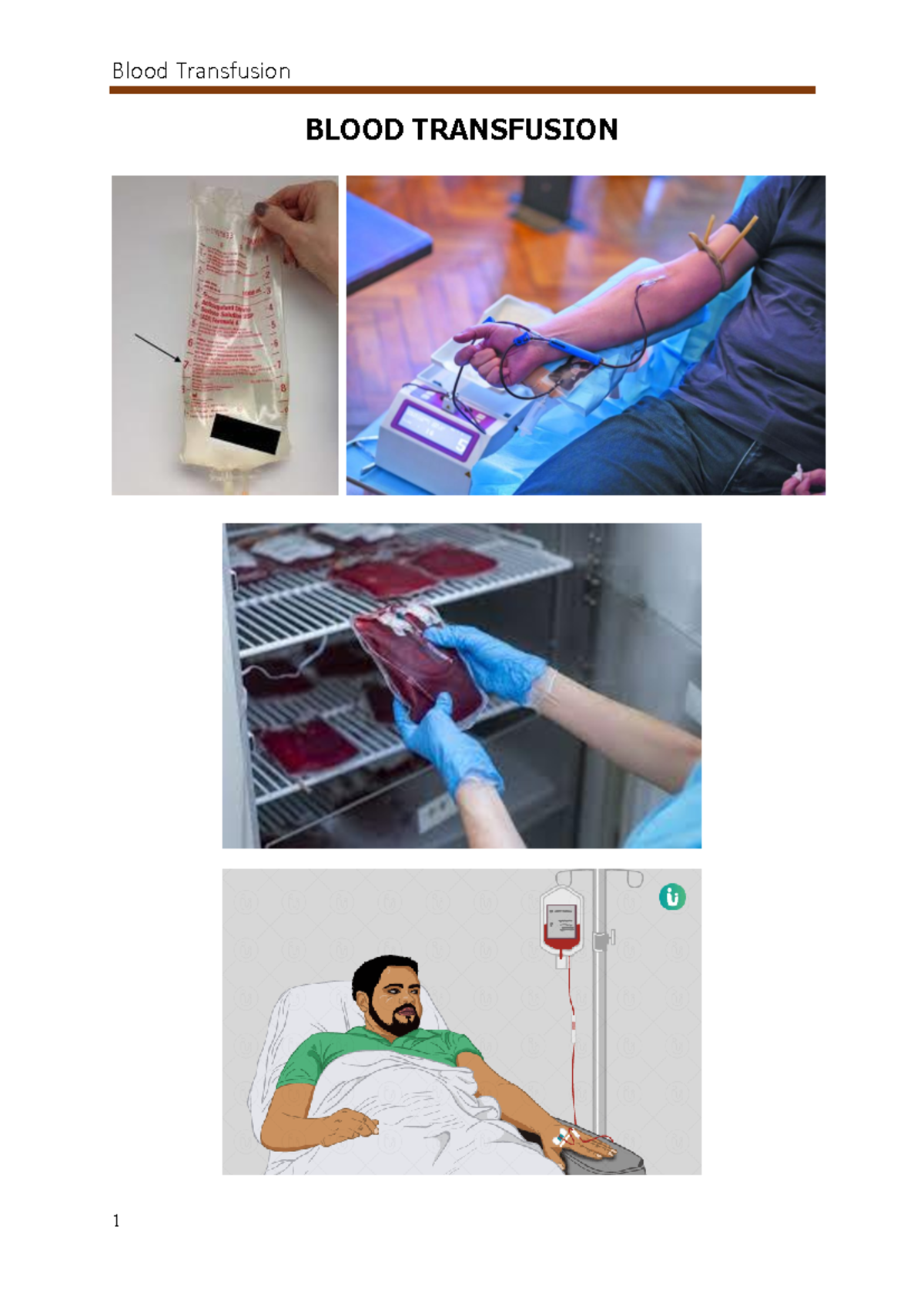 Blood Transfusion - infection and injuries - BLOOD TRANSFUSION ...