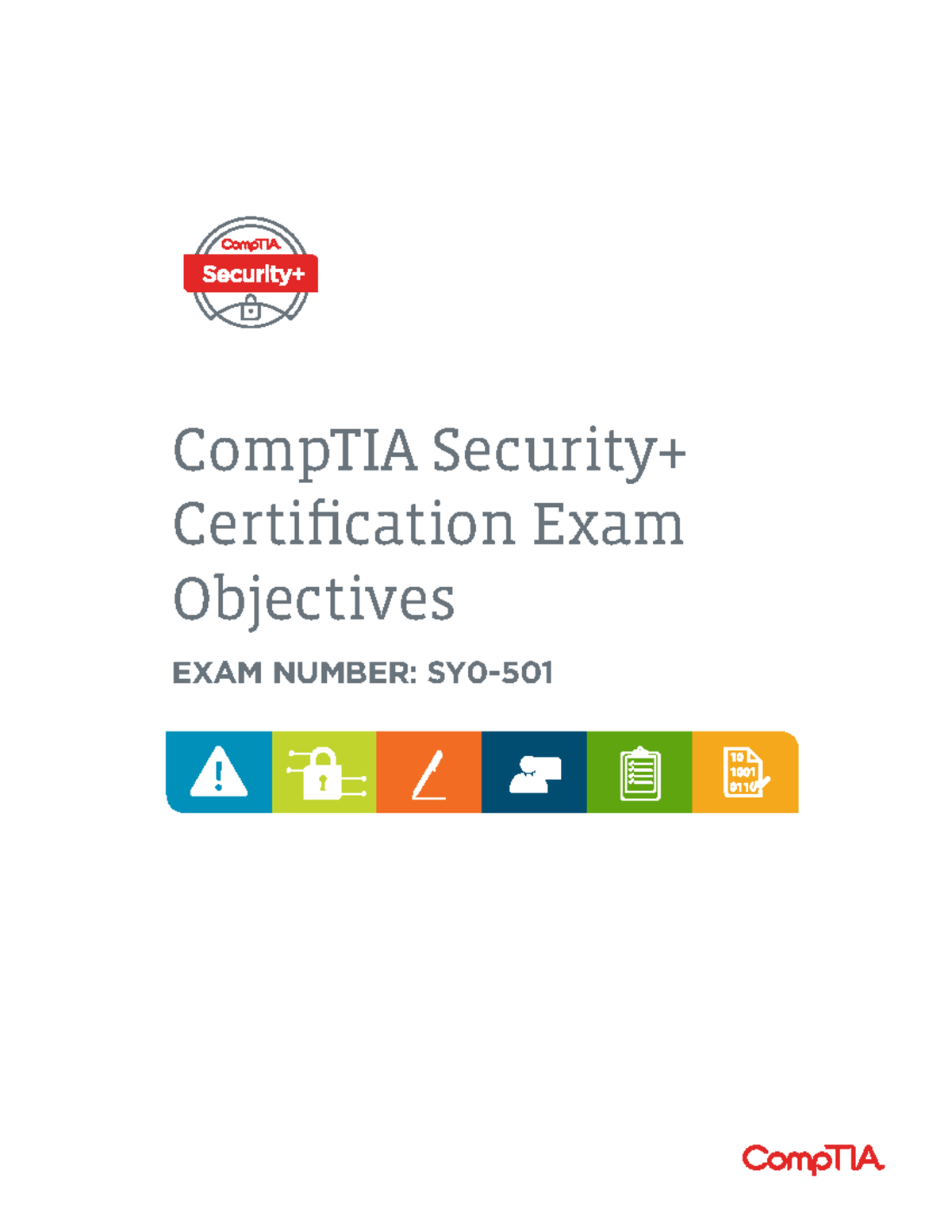 CompTIA Security SY0-501 Exam Objectives Overview - Studocu