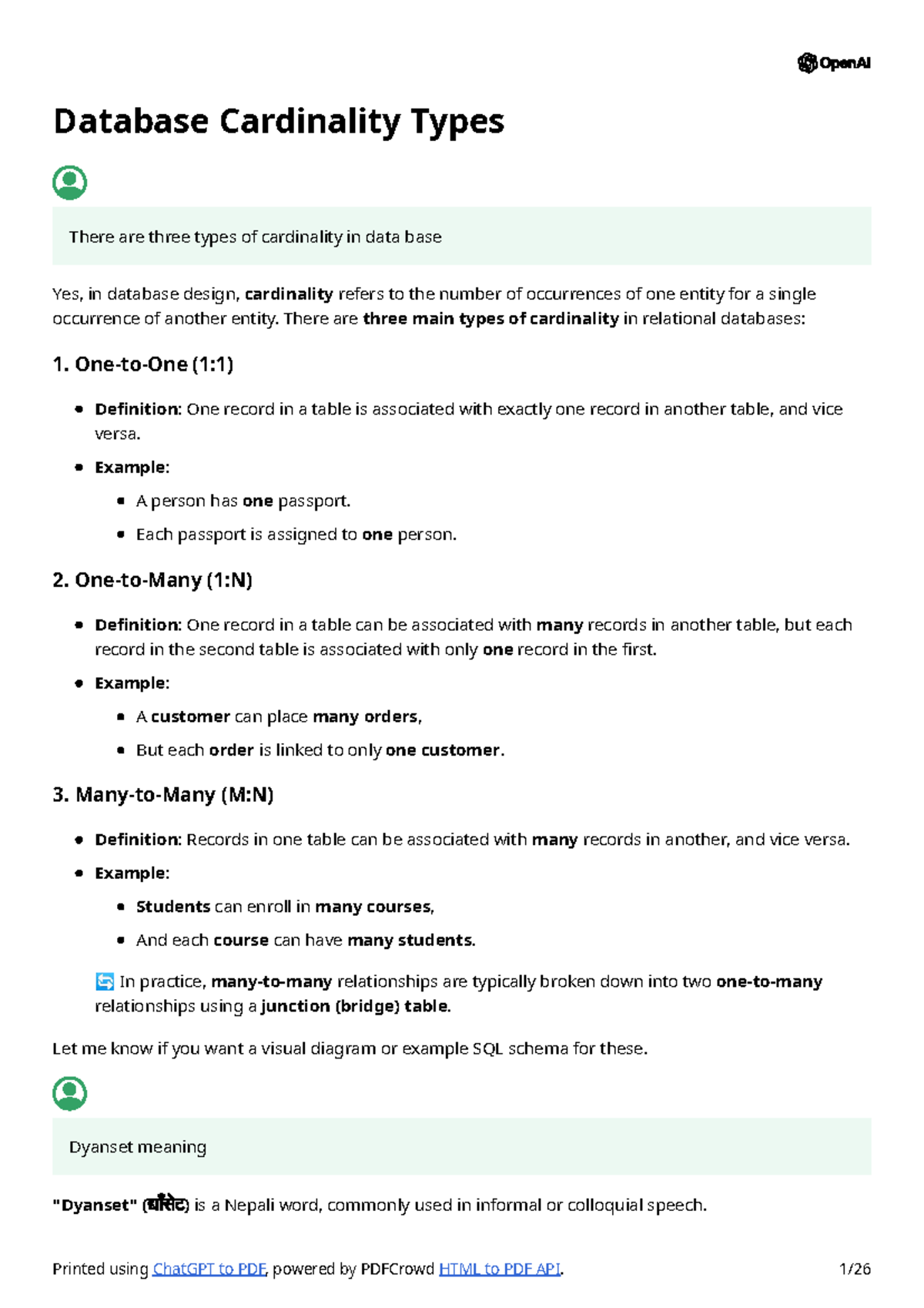 Database Cardinality Types: Understanding 1:1, 1:N, and M:N ...